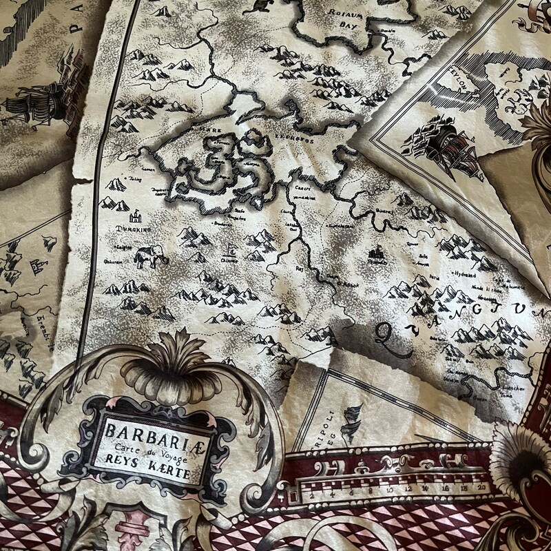 Map Scarf - Etsy
