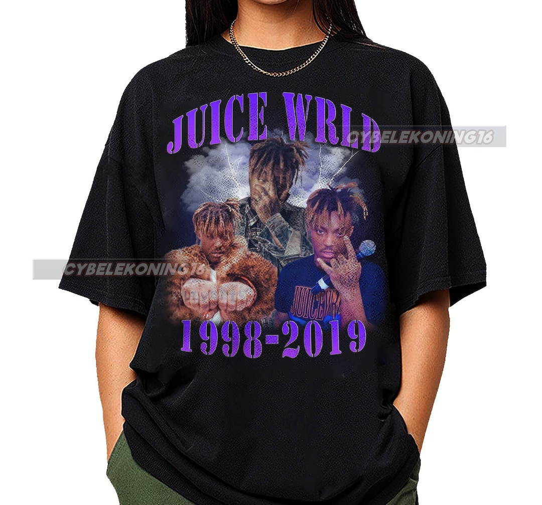 Juice WRLD Vintage T-shirt Juice WRLD 999 Rip Shirt Juice - Etsy