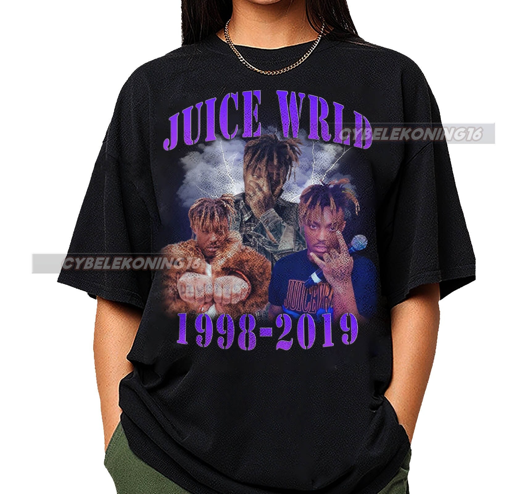 Juice WRLD Vintage T-shirt Juice WRLD 999 Rip Shirt Juice - Etsy