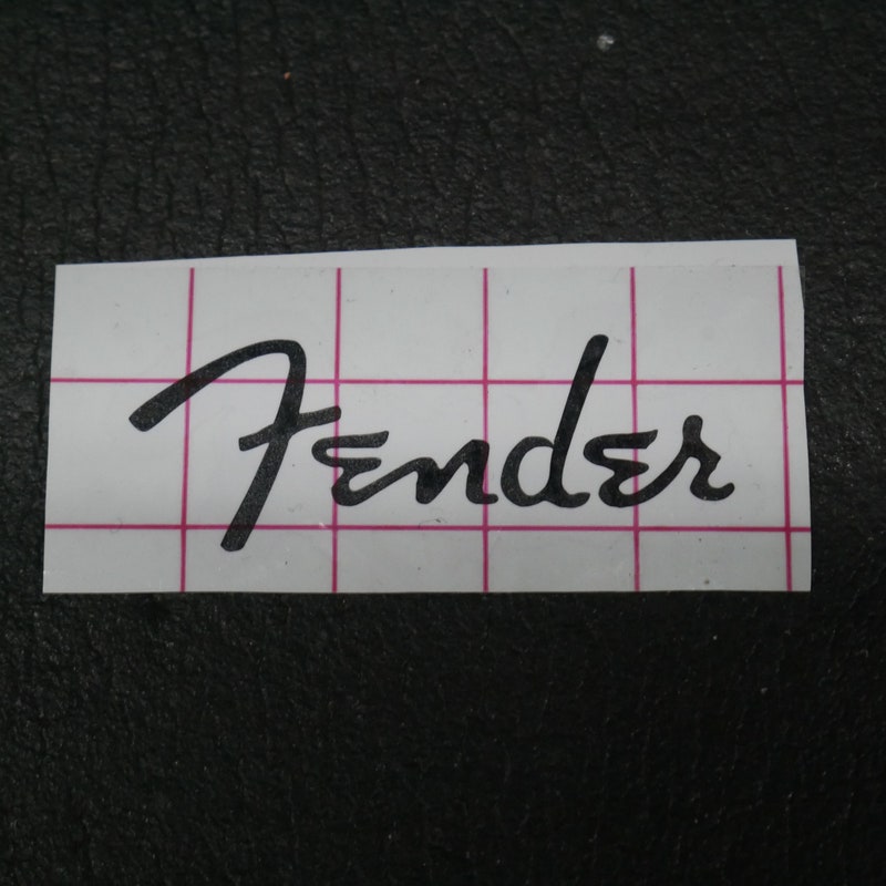 Fender Guitar Decal - Etsy