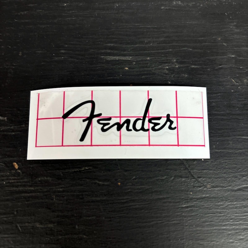 Fender Guitar Decal - Etsy