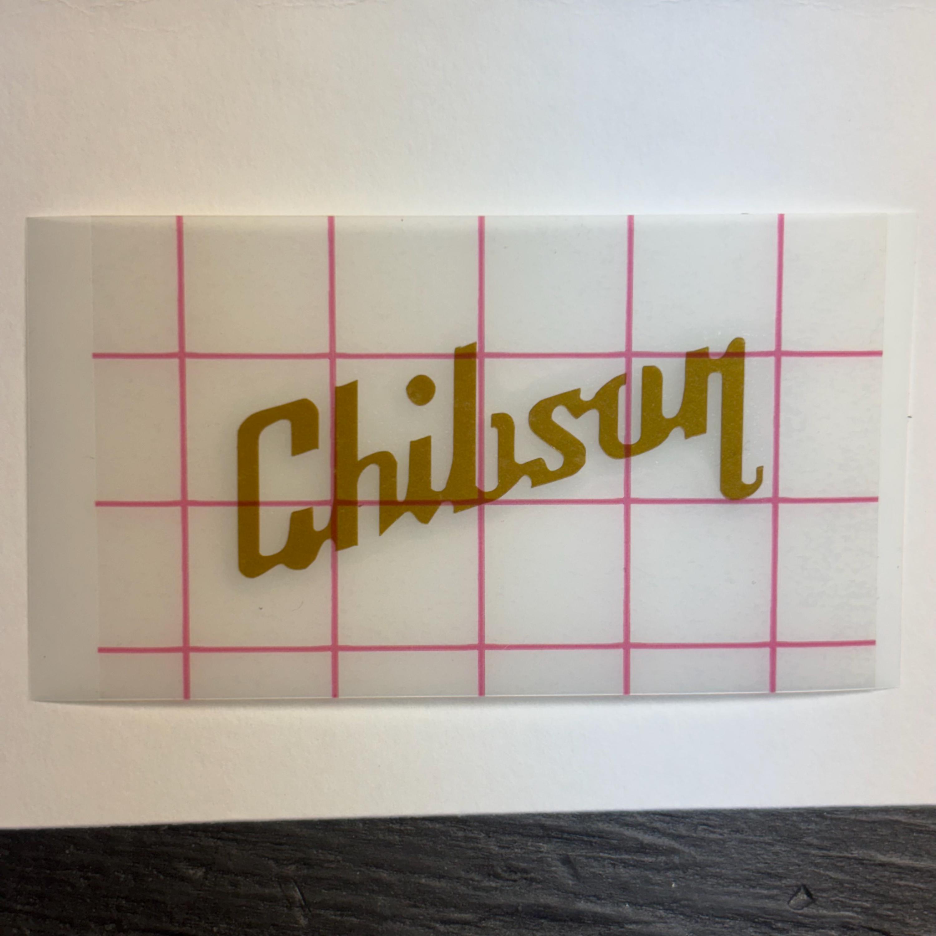 CHIBSON Les Paul Flying V SG Explorer Headstock Logo - Vinyl Guitar ...