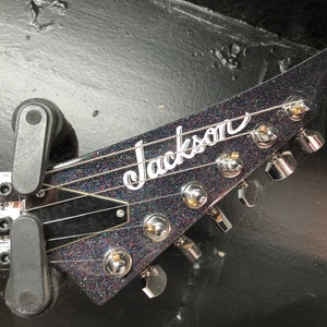 Jackson Headstock Logo - Standard - Premium Vinyl Guitar Project ...