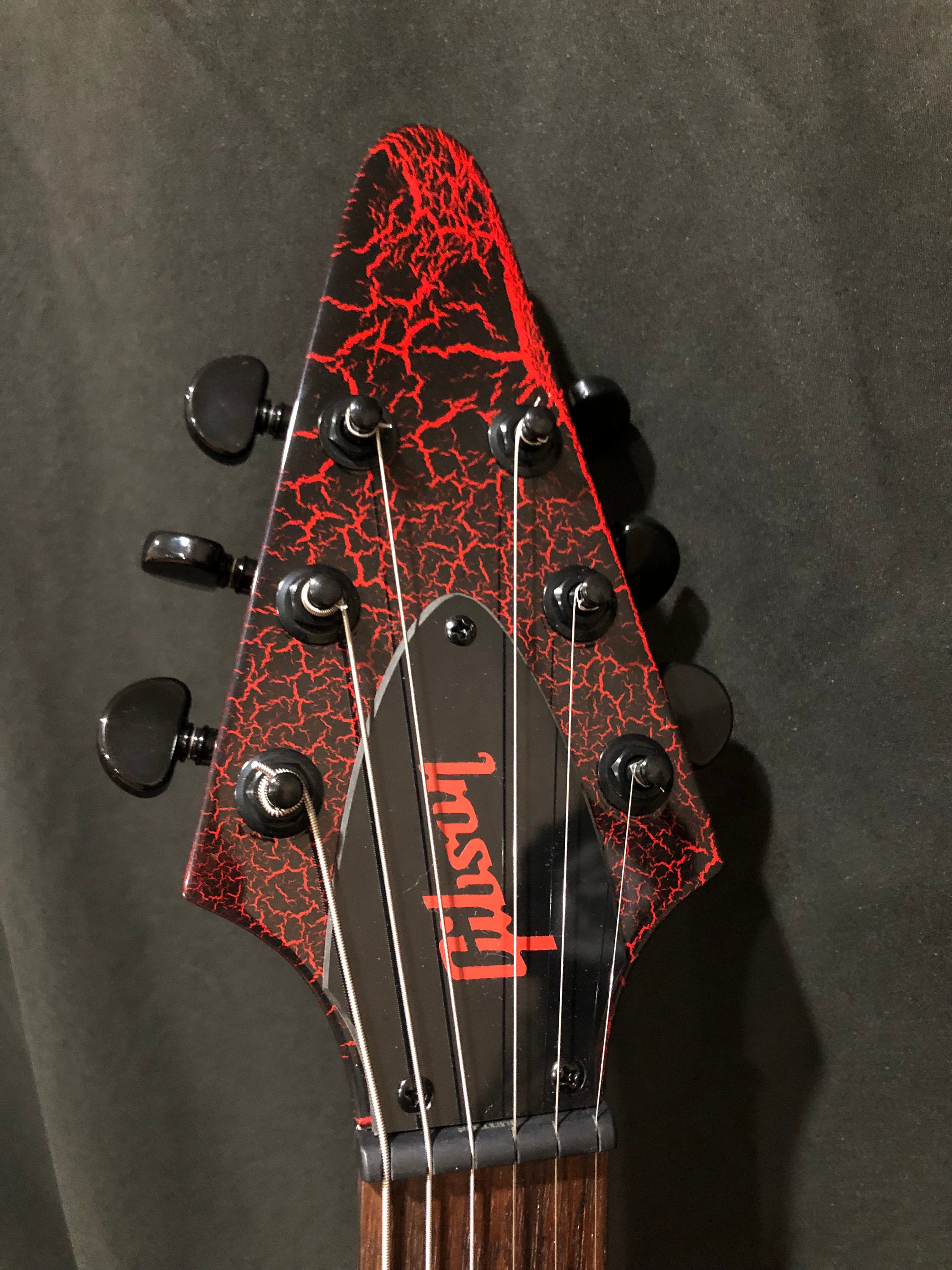 Gibson Les Paul Flying V SG Explorer Headstock Logo Vinyl Guitar ...