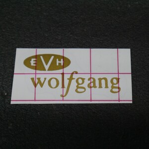 EVH Wolfgang Headstock Logo Premium Vinyl Guitar Project Replacement ...