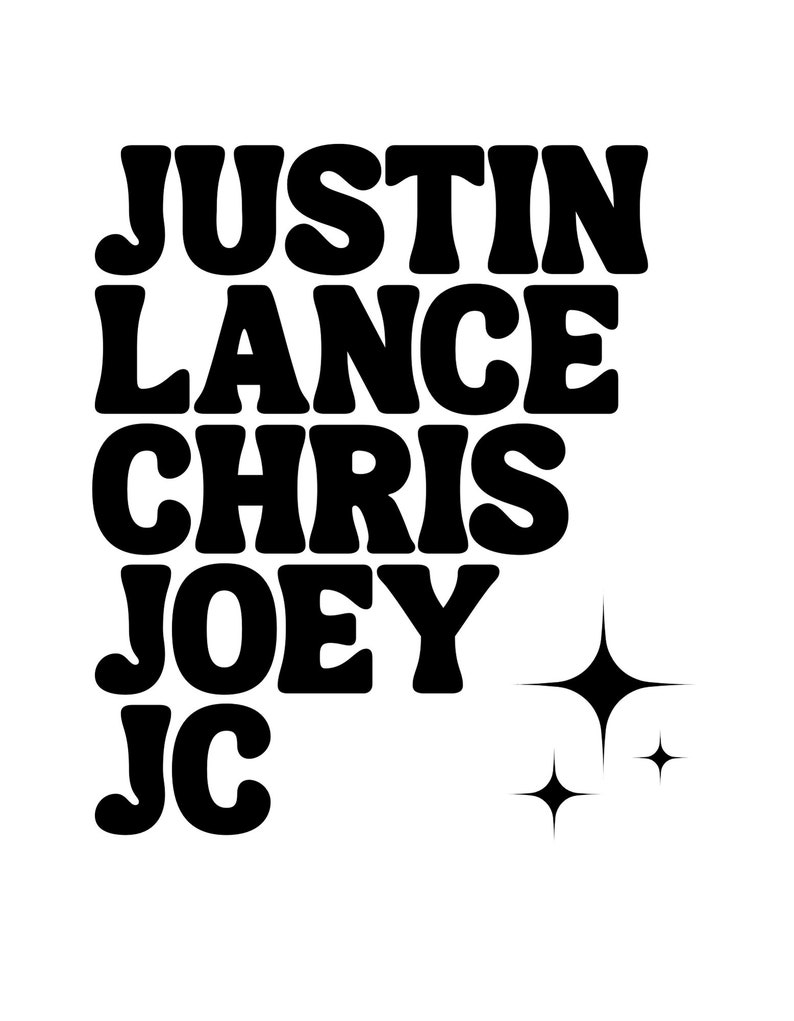 NSYNC SVG & PNG, Nsync Reunion, 90s Svg Png, Nsync Era, Nsync Cricut ...