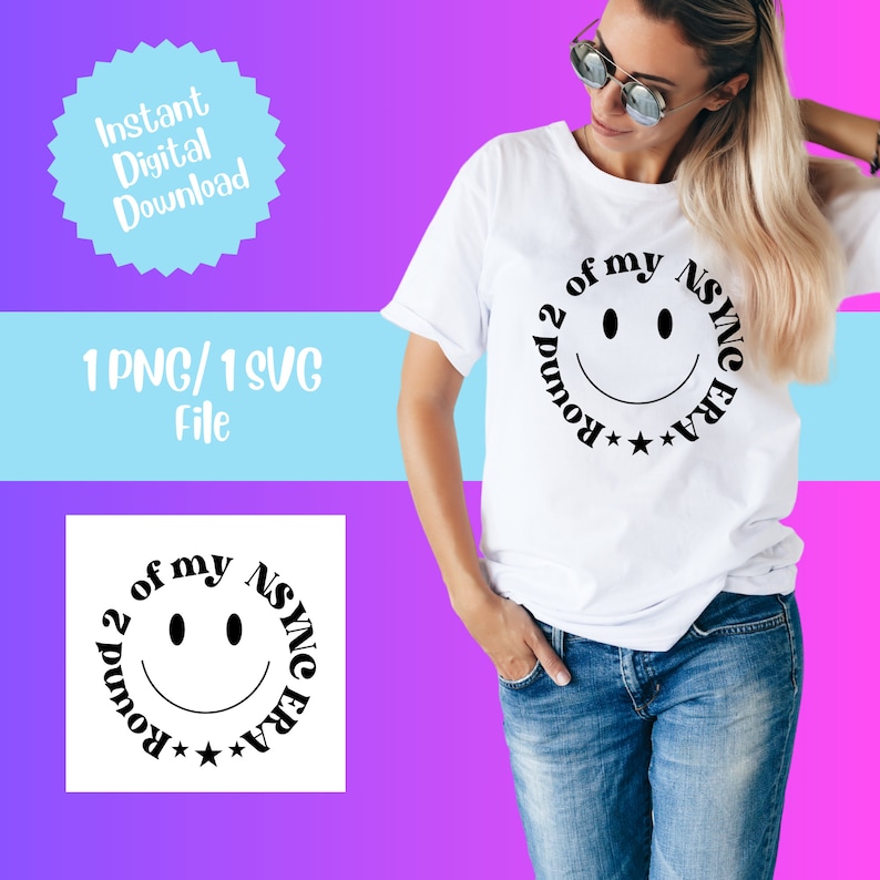 NSYNC SVG & PNG, Nsync Reunion, 90s Svg Png, Nsync Era, Nsync Cricut ...