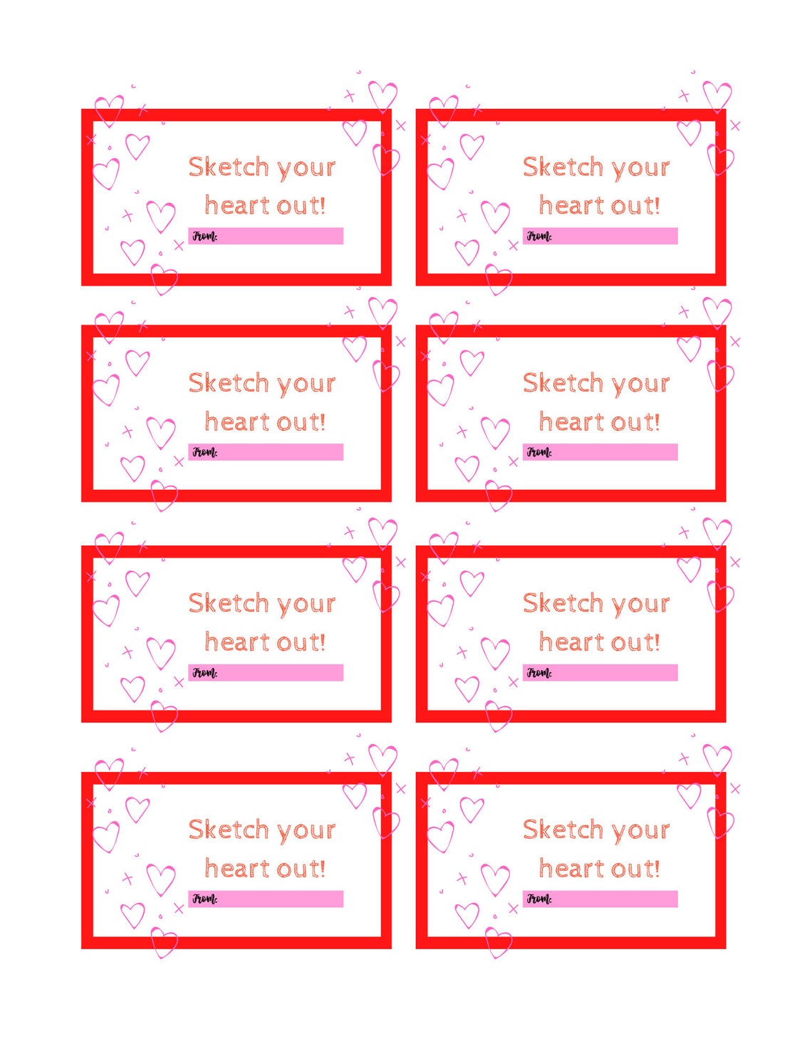 DIY Class Valentine, Etch a Sketch, Valentine Tag, Printable Valentine ...