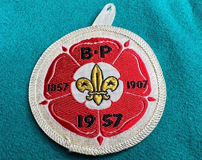 1957 Baden Powell Award Scouting 100 Years 1857-1957 Patch - Etsy