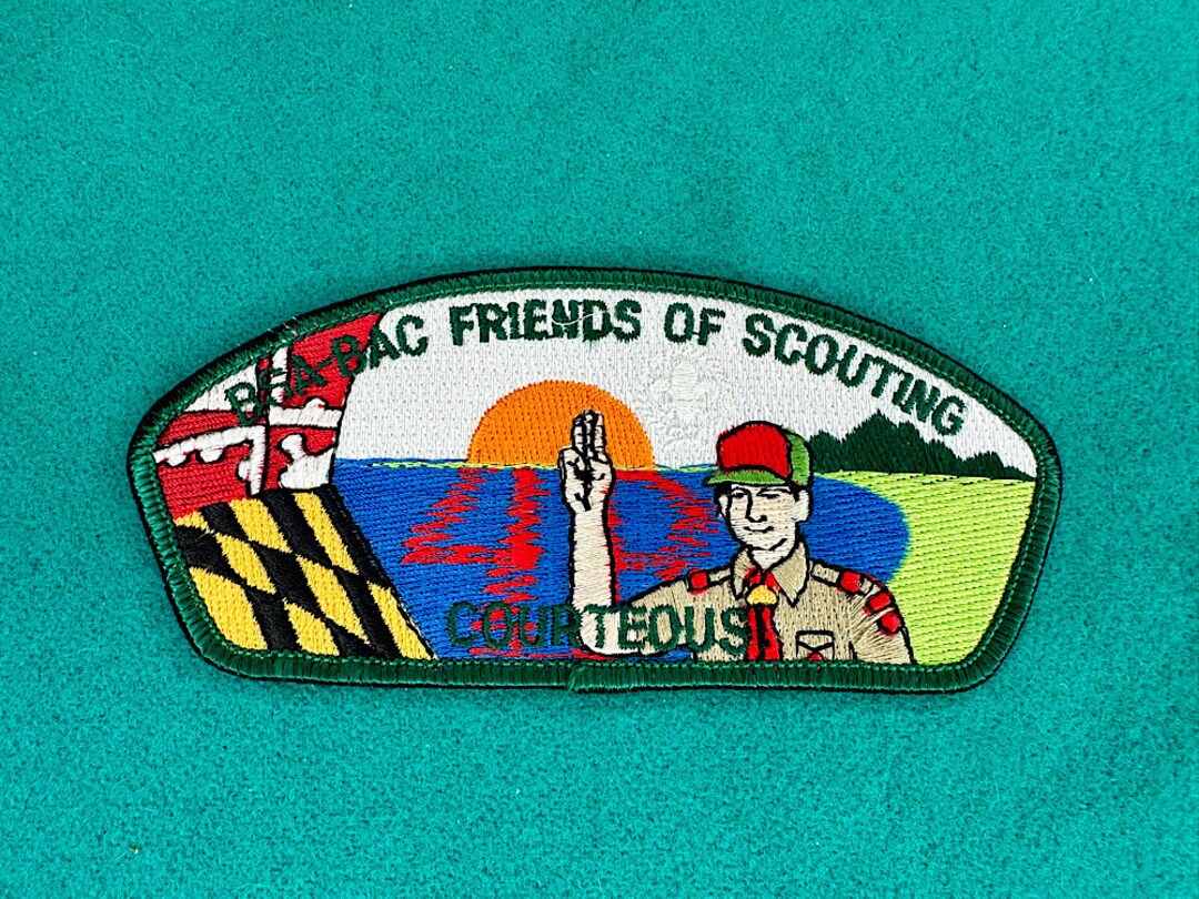 Vintage BSA-BAC Friends of Scouting Courteous Patch - Etsy
