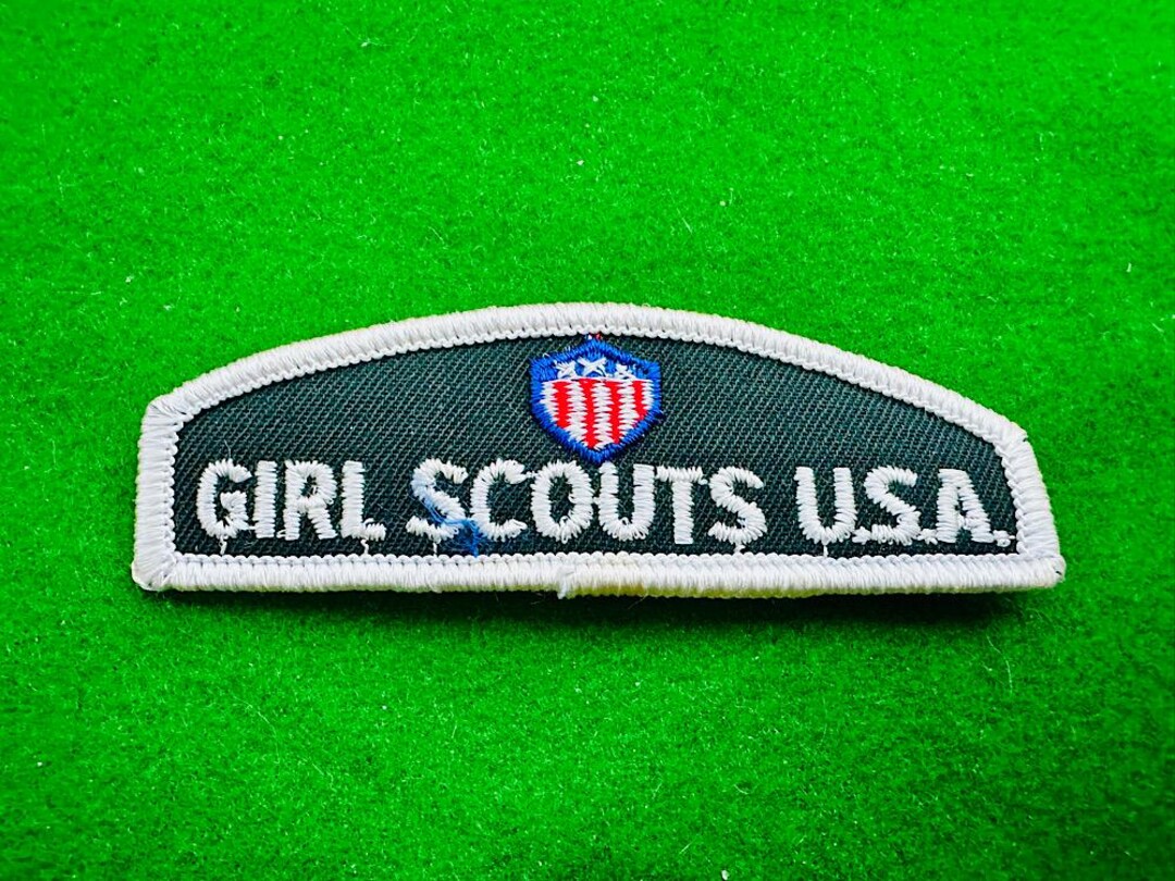 Vintage Girl Scouts USA Shoulder Patch - Etsy
