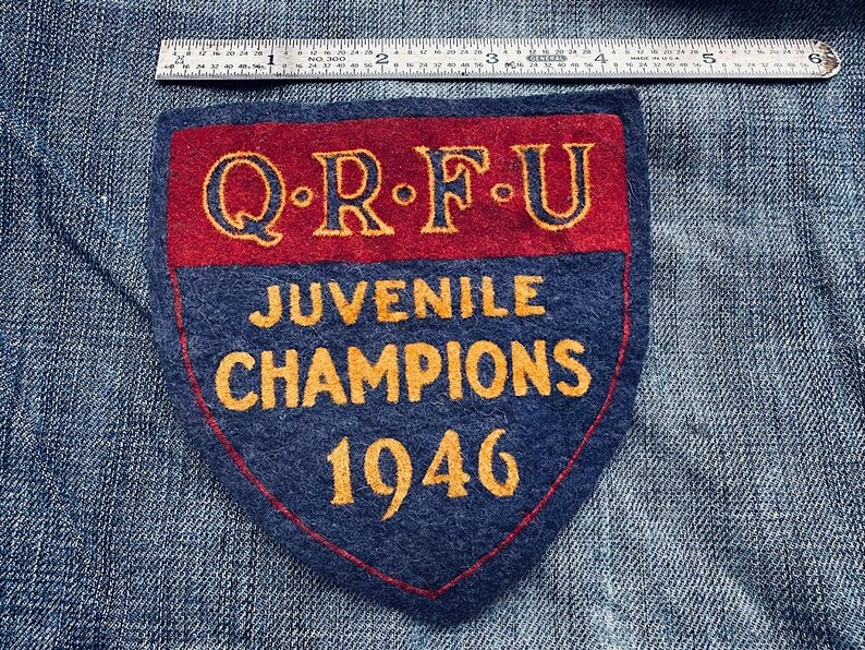 1946 Q.R.F.U. Juvenile Champions Felt Patch - Etsy