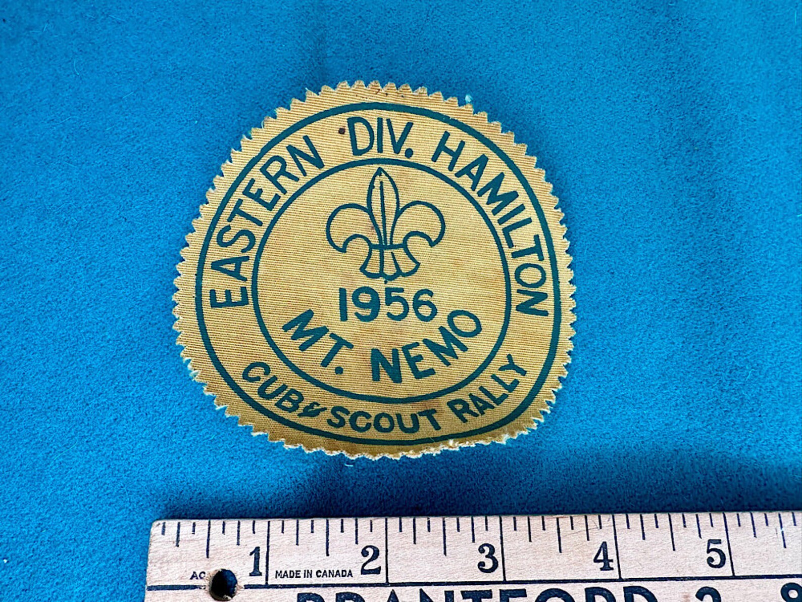 1956 Mt. Nemo Cub + Scout Rally Eastern Div. Hamilton Cloth Patch - Etsy