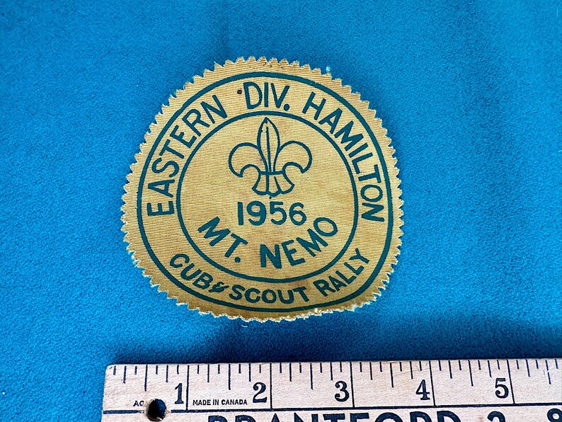 1956 Mt. Nemo Cub Scout Rally Eastern Div. Hamilton Cloth Patch - Etsy