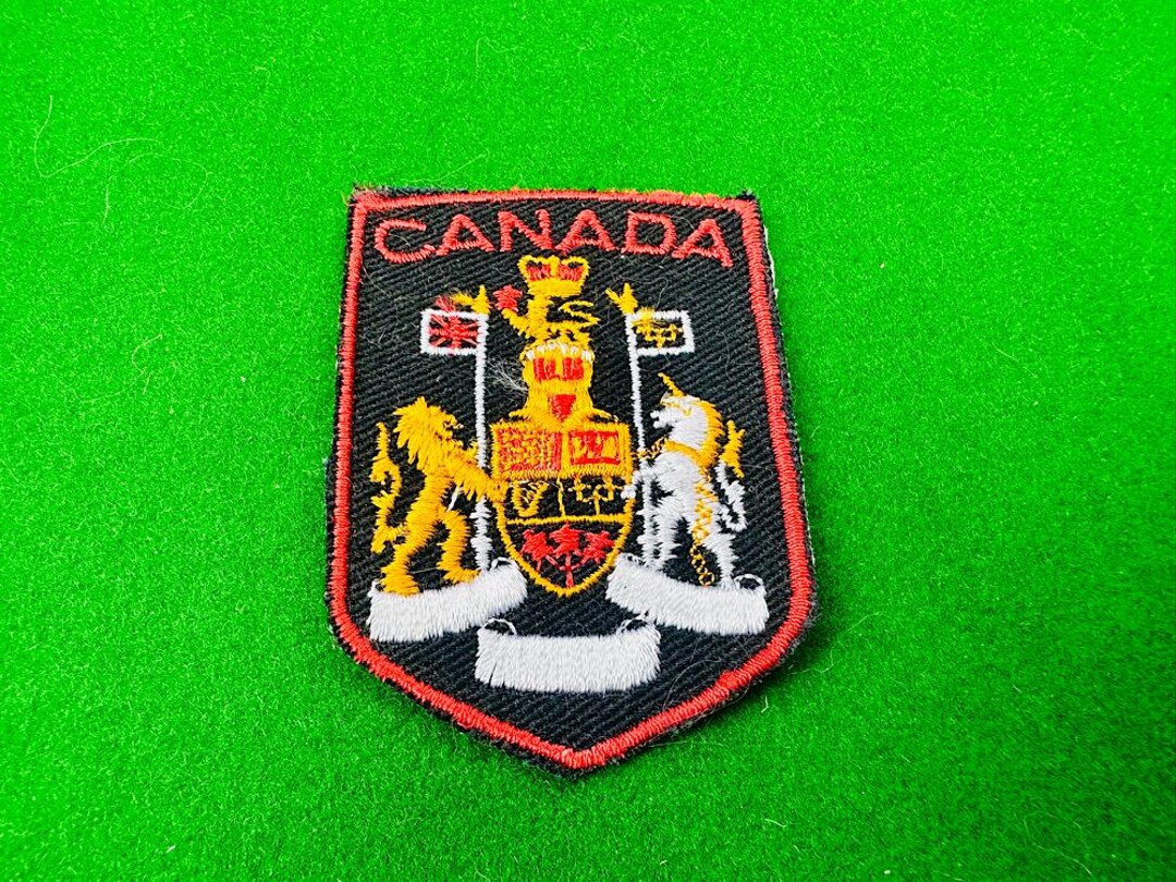 Vtg Dominion of Canada Coat of Arms Patch - Etsy