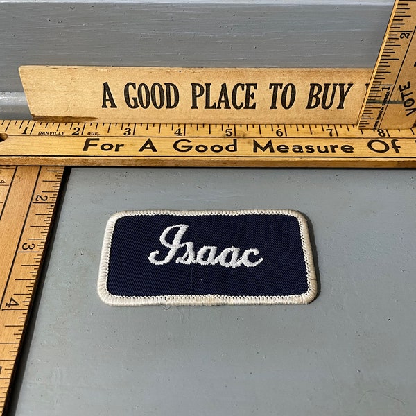 Isaac Name Patch - Etsy