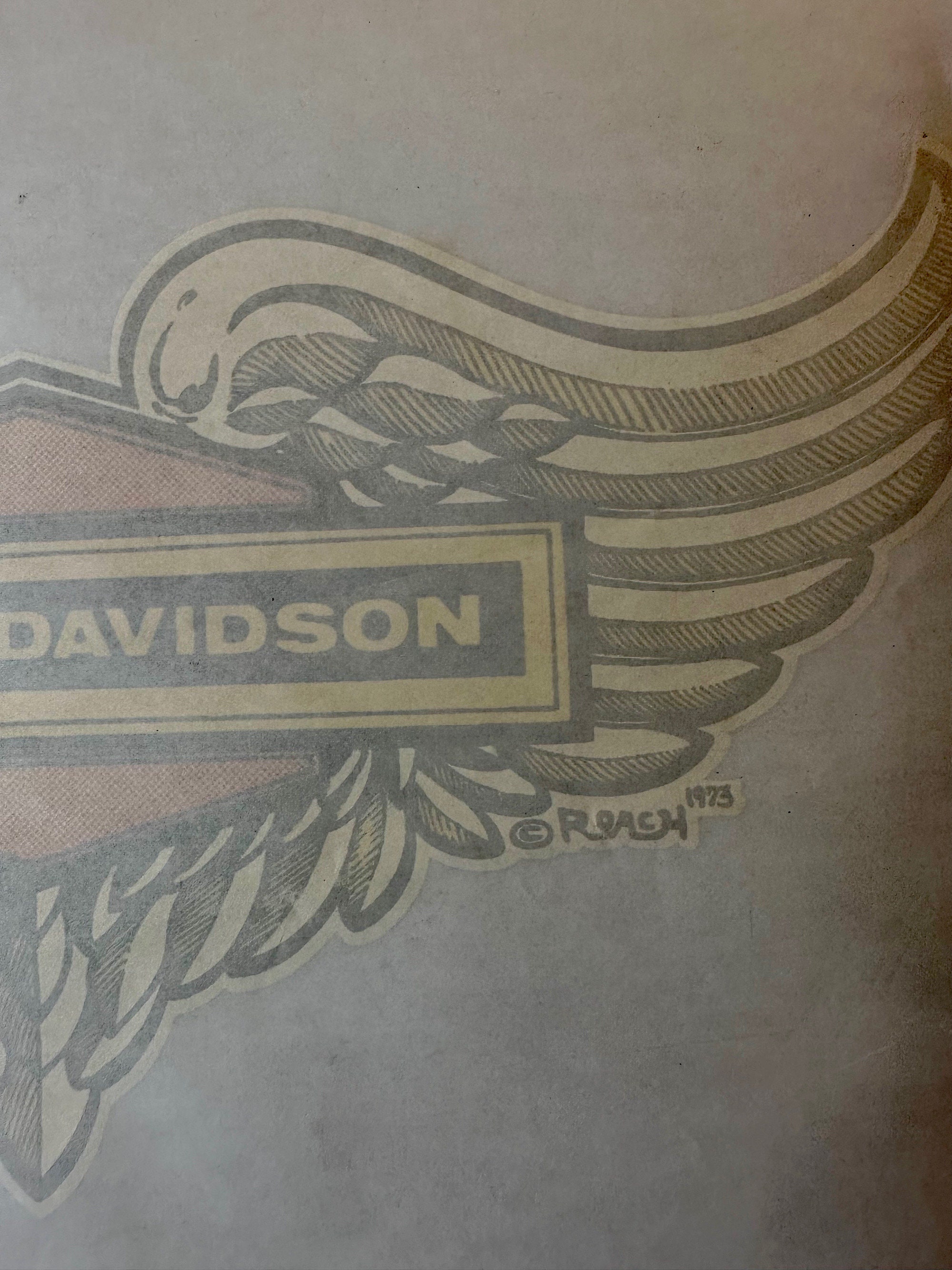 Vintage 1970s Iron on Transfer harley Motorcycles - Etsy