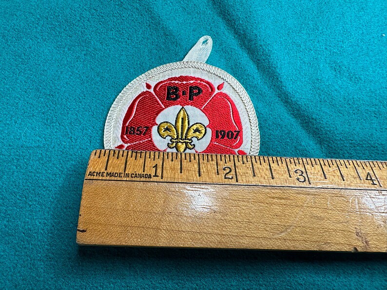 1957 Baden Powell Award Scouting 100 Years 1857-1957 Patch - Etsy