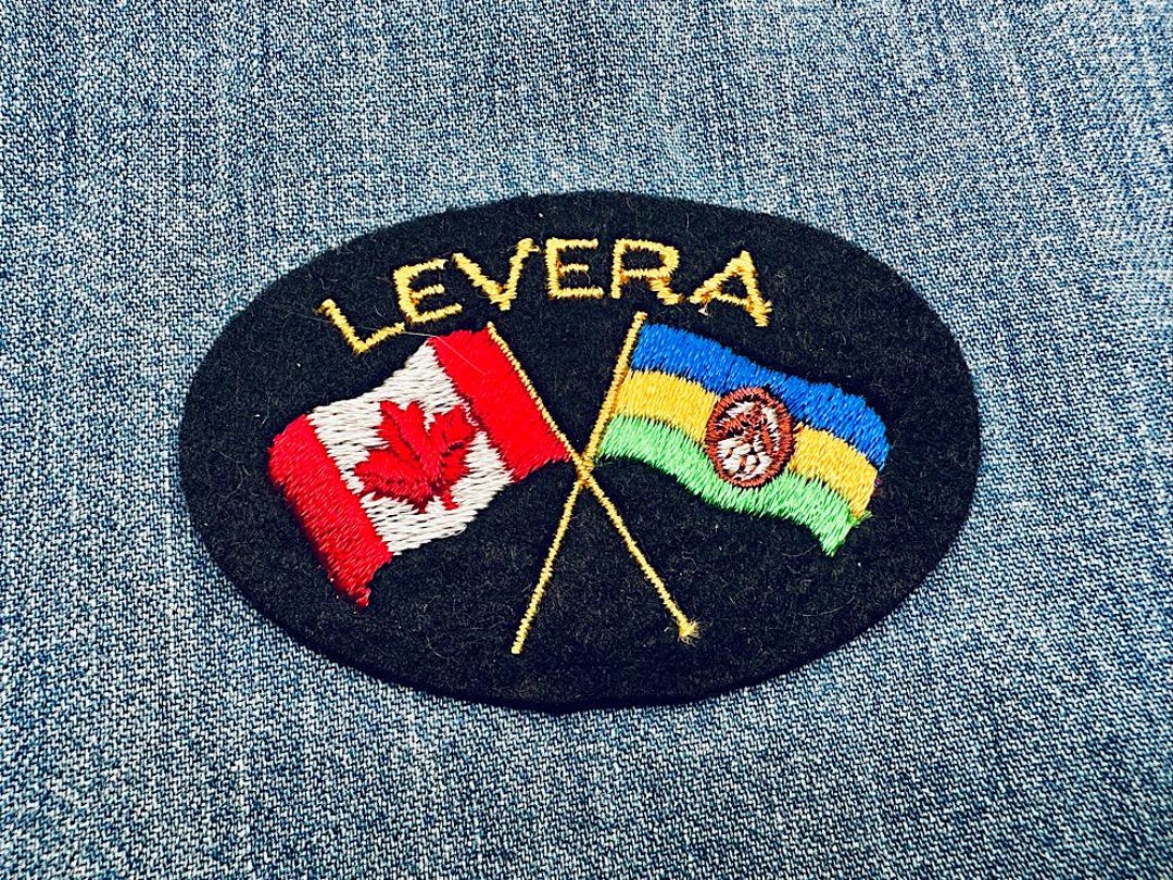 Vintage Canada Flag Levera Patch - Etsy