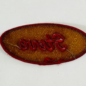 Vintage Steve Embroidered Cloth Name Patch - Etsy
