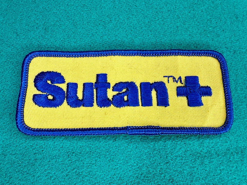 Vintage Sutan + Embroidered Cloth Medicine Advertising Patch - Etsy