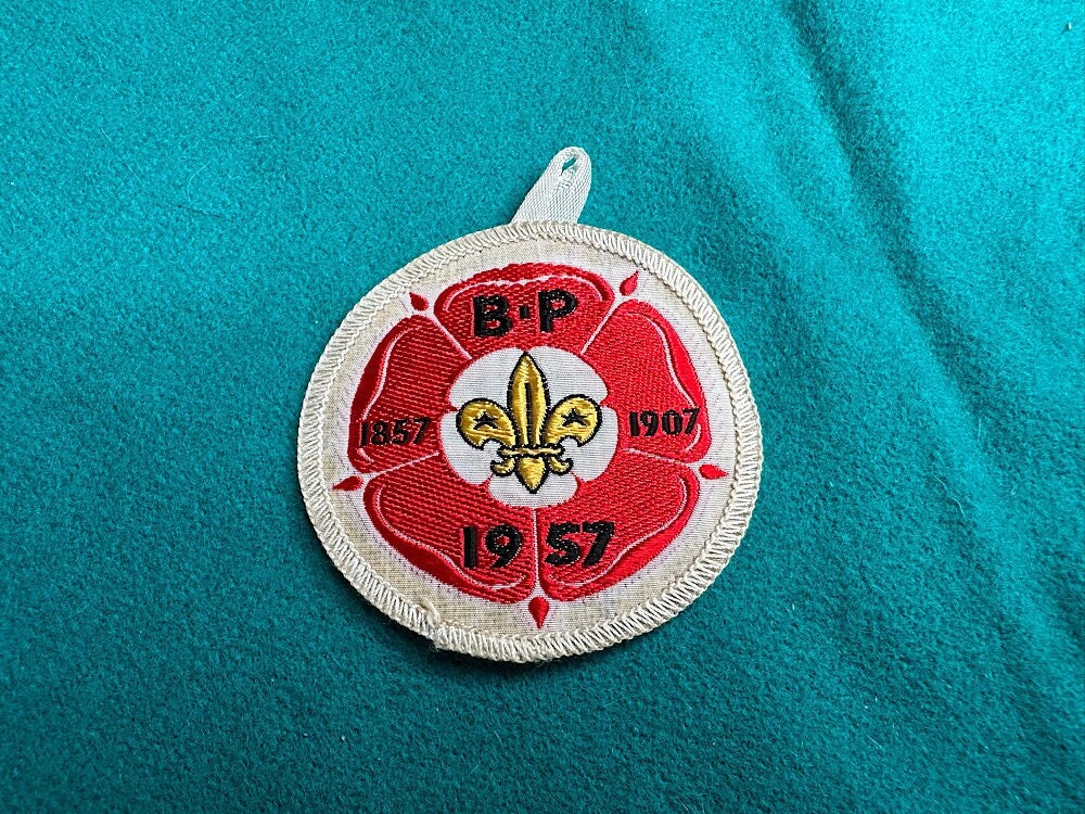 1957 Baden Powell Award Scouting 100 Years 1857-1957 Patch - Etsy