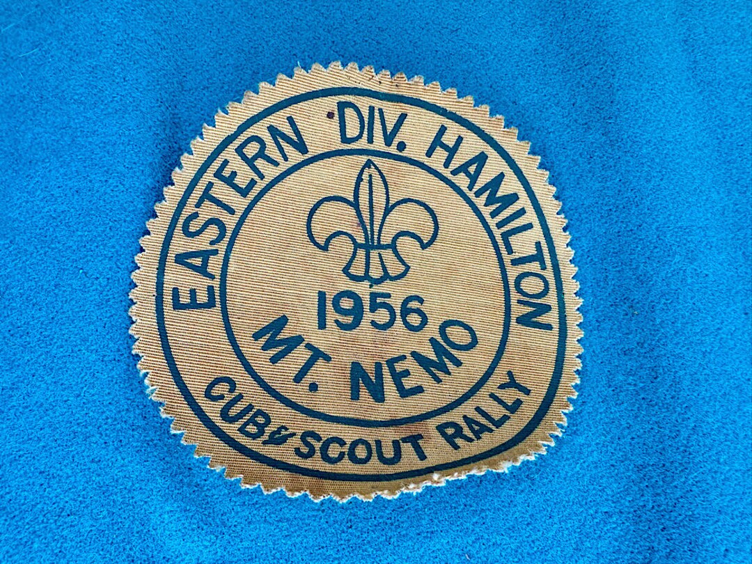 1956 Mt. Nemo Cub + Scout Rally Eastern Div. Hamilton Cloth Patch - Etsy