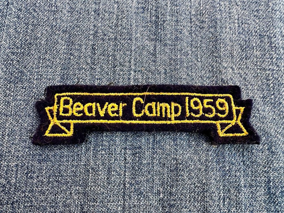 Vintage 1959 BSA Beaver Camp Banner Jamboree Patch - Etsy