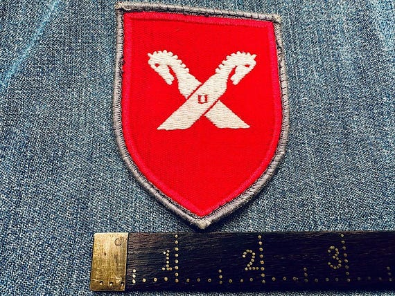 Vintage Bundeswehr 3rd Panzer Division Patch - Gem