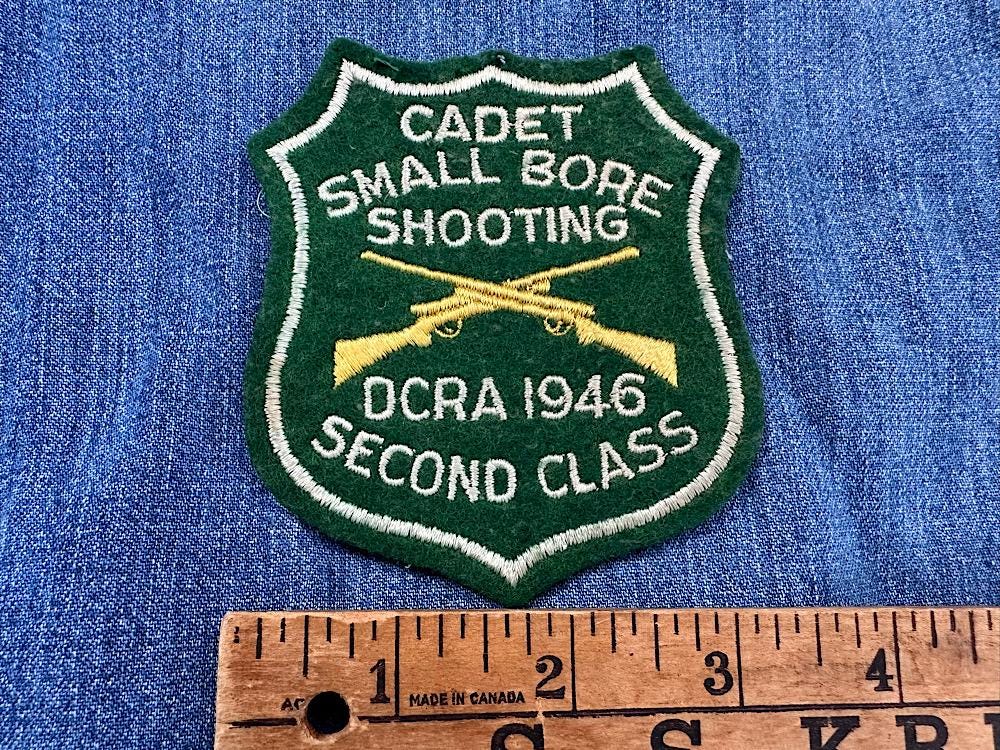 Vintage 1946 Cadet Small Bore Shooting DCRA Second Class Patch - Etsy
