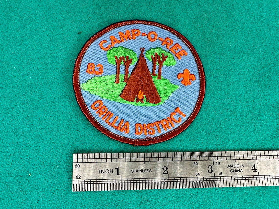 1983 Camp-o-ree Orillia District Scouts Canada Patch - Etsy