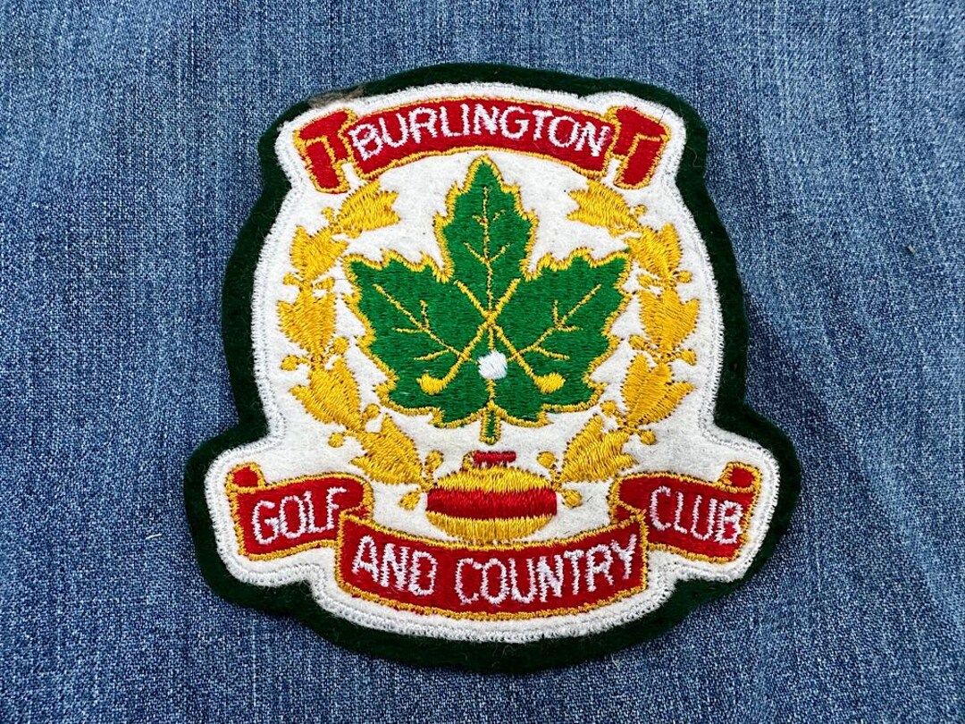 Vintage Burlington Golf and Country Club Patch - Etsy