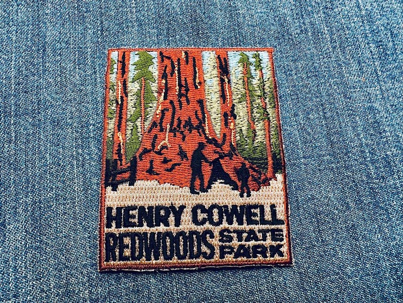 Vintage Henry Cowell Redwoods State Park Souvenir Patch - Etsy