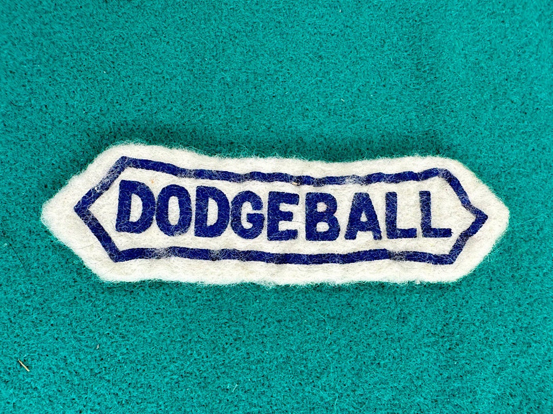 Vintage Dodgeball School Club Bar Felt Patch - Etsy