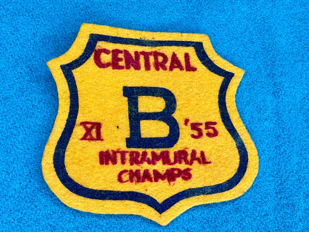 1955 Central B Intramural Champs XI Felt Patch - Etsy