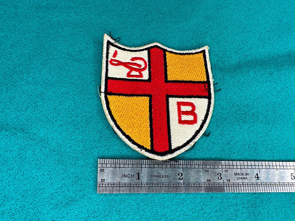 Vintage School Crest Patch "b" - Etsy