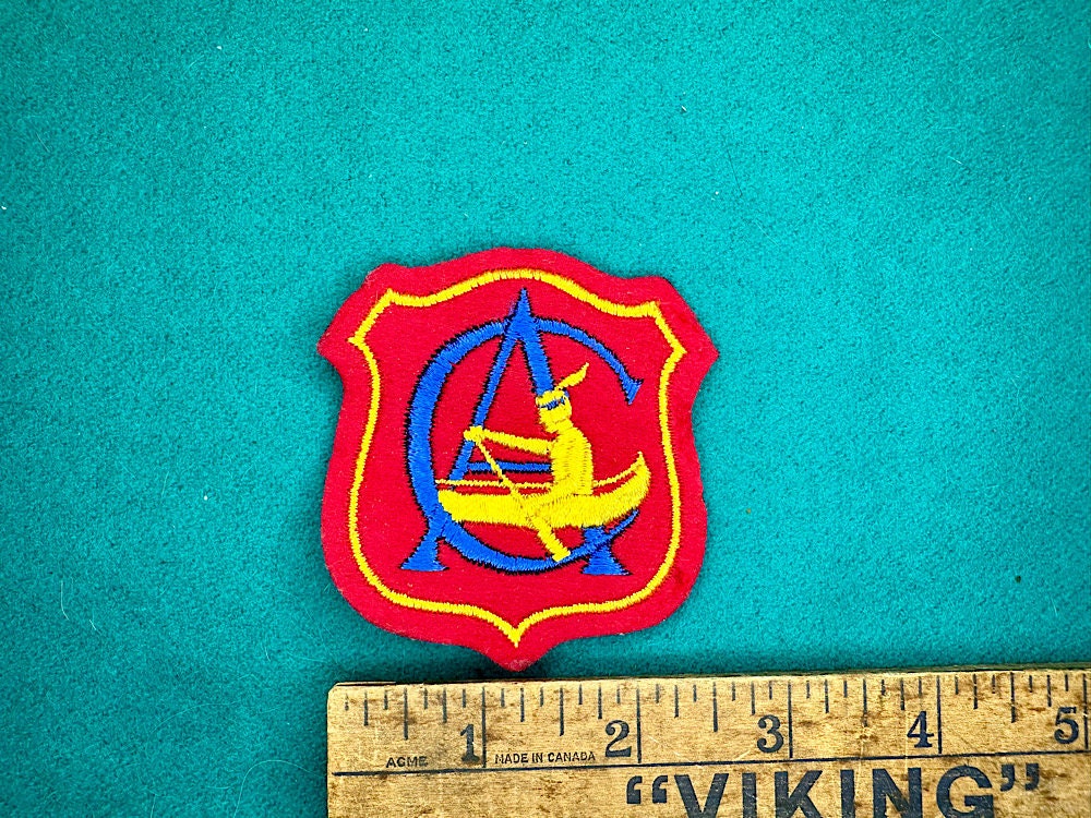 Vintage AC Canoe Embroidered Felt Patch - Etsy