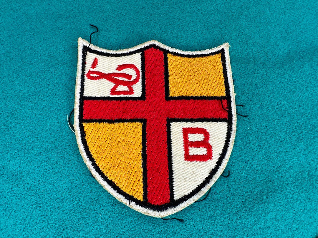 Vintage School Crest Patch "b" - Etsy
