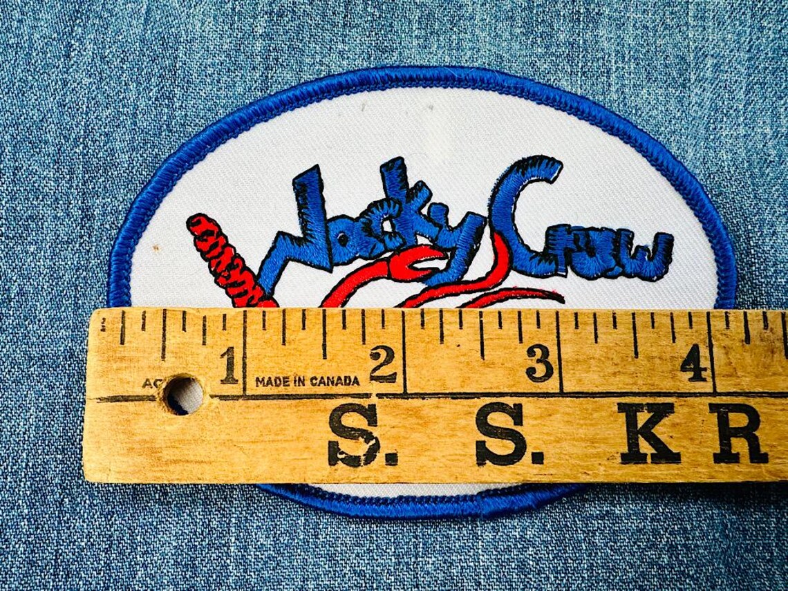 Vintage Wacky Craw Jawtec Worms Advertising Patch - Etsy