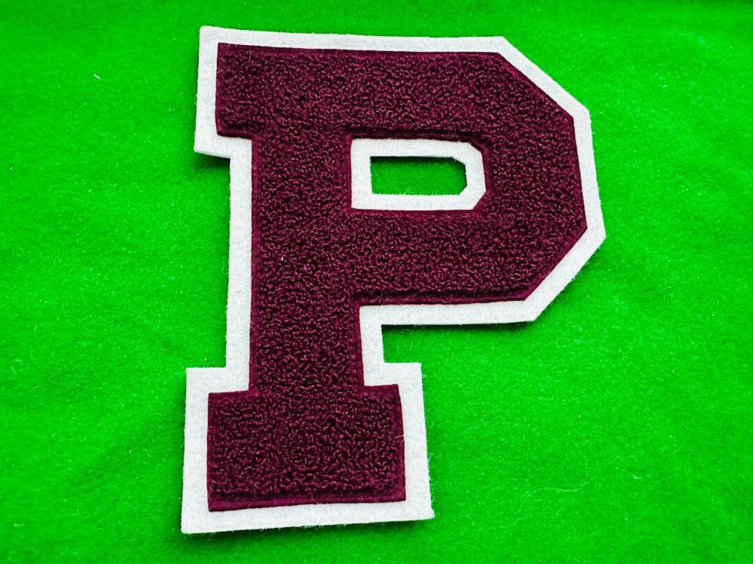 Vintage Letterman Jacket Patch Letter 'P' - Etsy