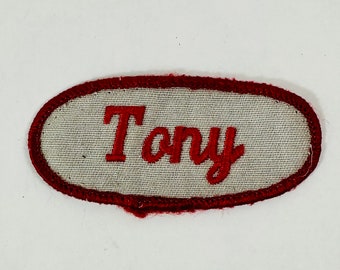Vintage Steve Embroidered Cloth Name Patch - Etsy
