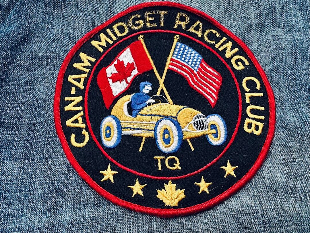 Vintage Can-am Midget Racing Club TQ Large Sized Patch - Etsy