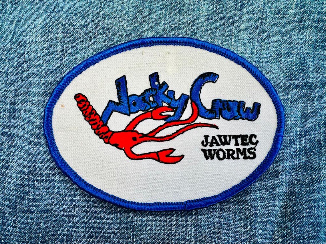Vintage Wacky Craw Jawtec Worms Advertising Patch - Etsy