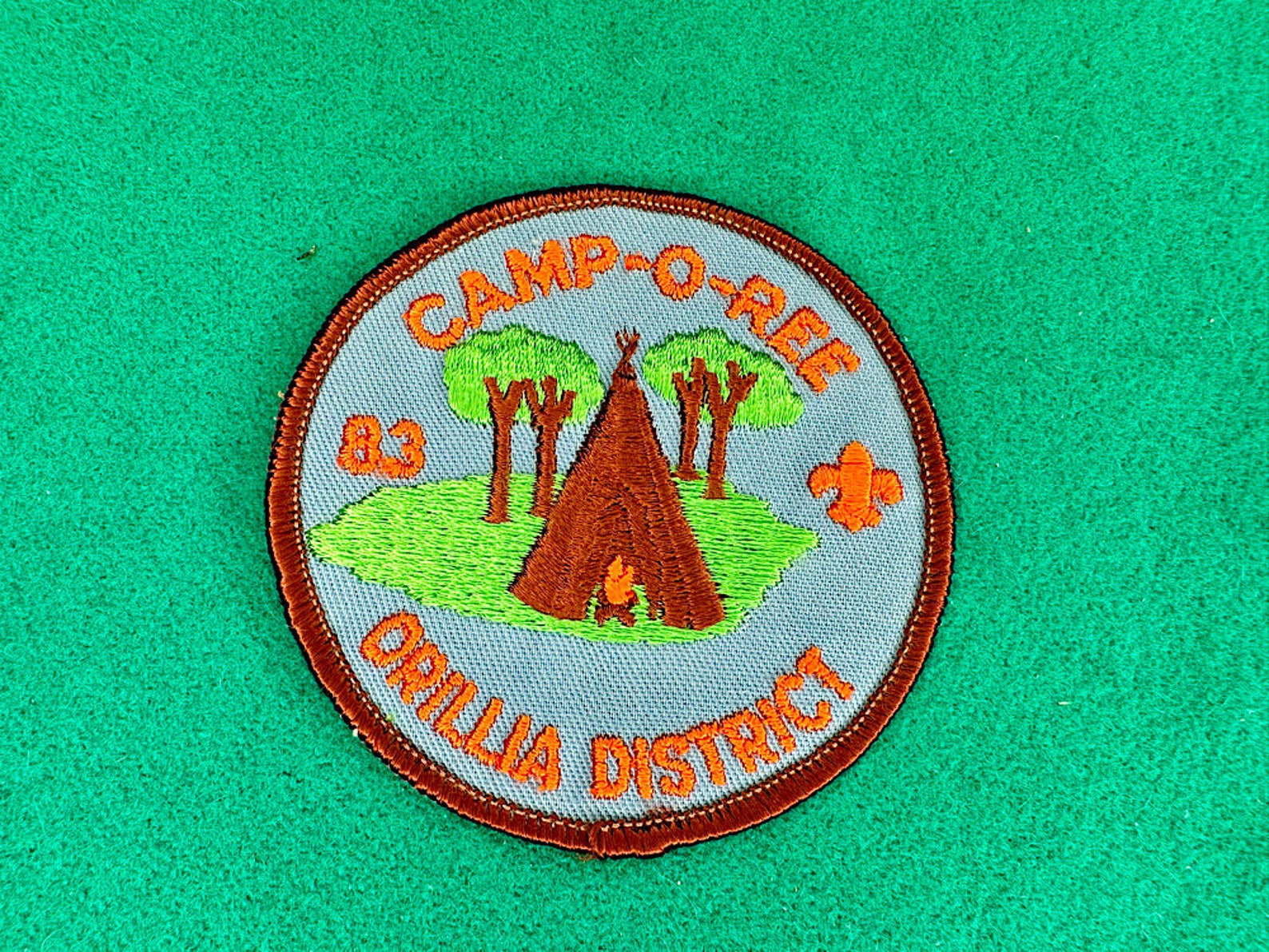 1983 Camp-o-ree Orillia District Scouts Canada Patch - Etsy