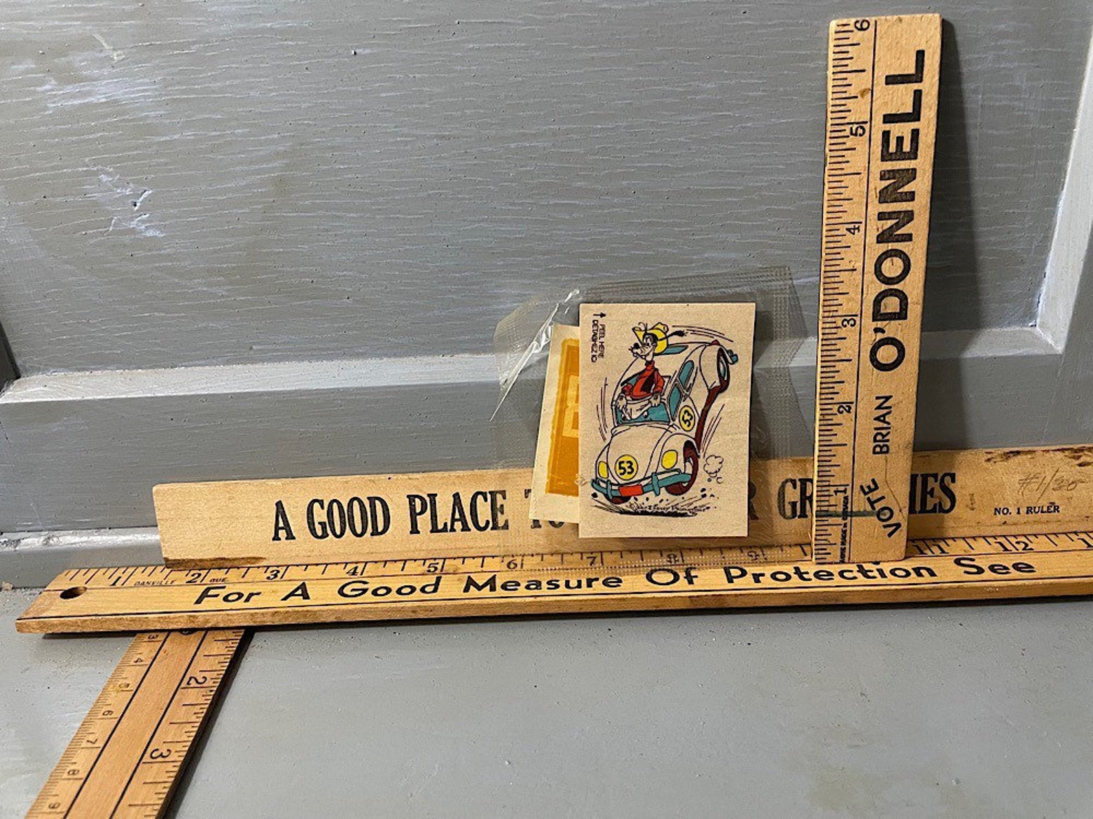 Vintage Disneys Goofy Driving VW Decal - Etsy