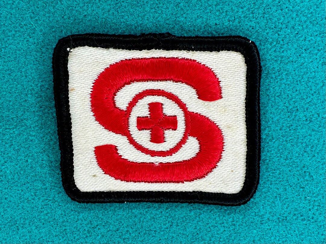 Vintage Red Cross Swimming Patch - Etsy