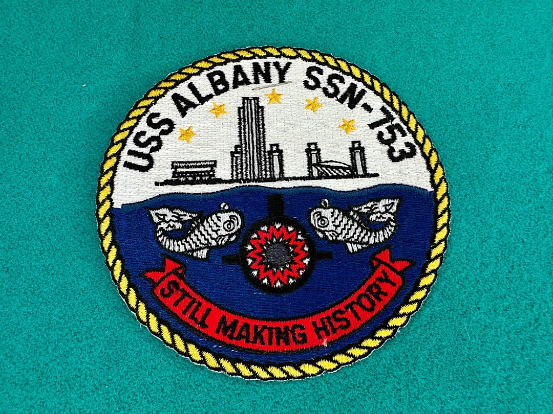 Vintage USS Albany SSN-753 Still Making History Submarine Patch - Etsy