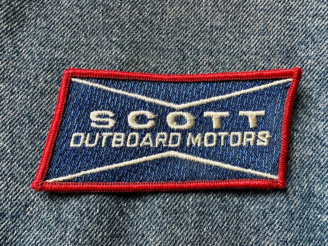 Vintage Scott Outboard Motors Advertising Patch - Etsy