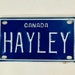 Vintage Hayley Name Small Vanity Plate - Etsy