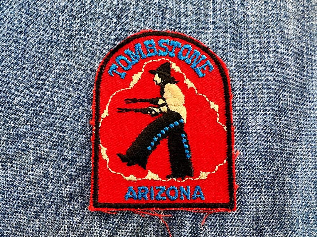 Vintage Tombstone Arizona Souvenir Patch - Etsy